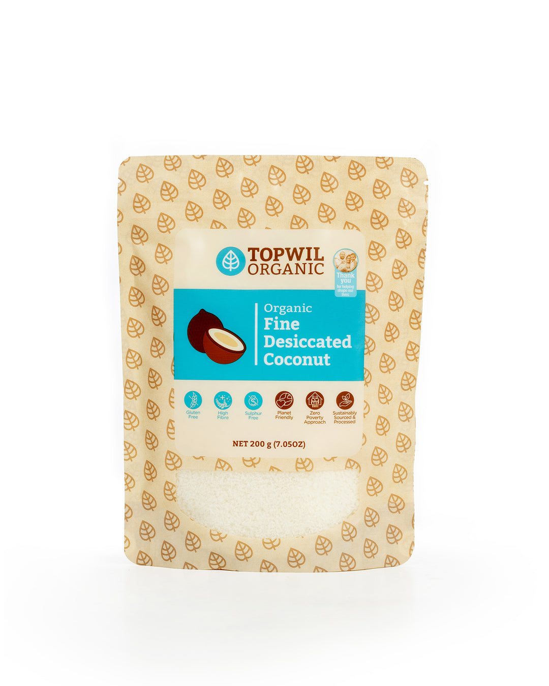 Organic Desiccated Coconut Fine - 200g – livelife store Australia