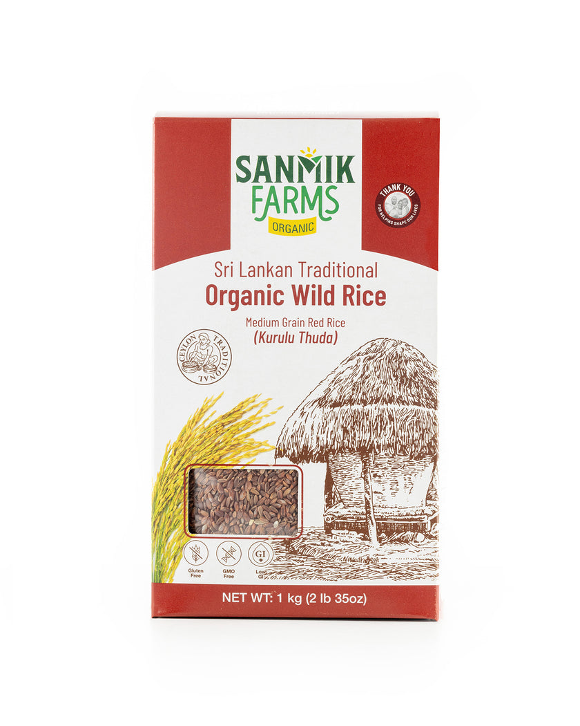Sri Lankan Traditional Medium Grain Red Rice ( Kurulu Thuda)- 1kg ...